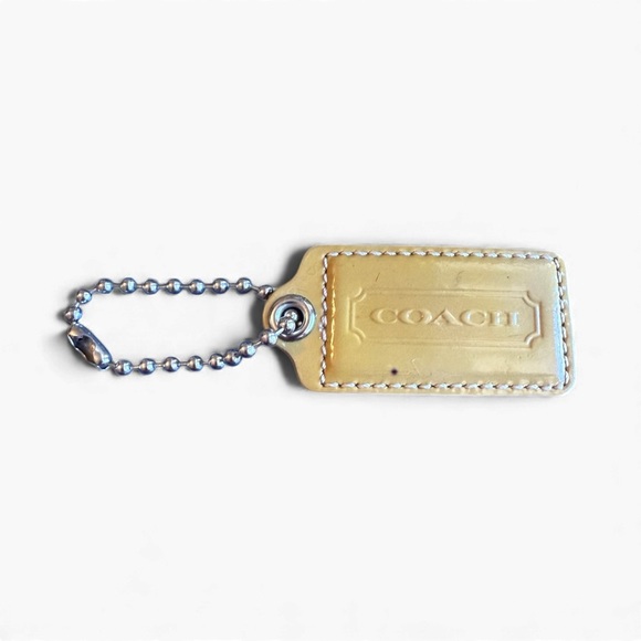 Coach | Accessories | Coach Leather Hangtag 5cm | Poshmark